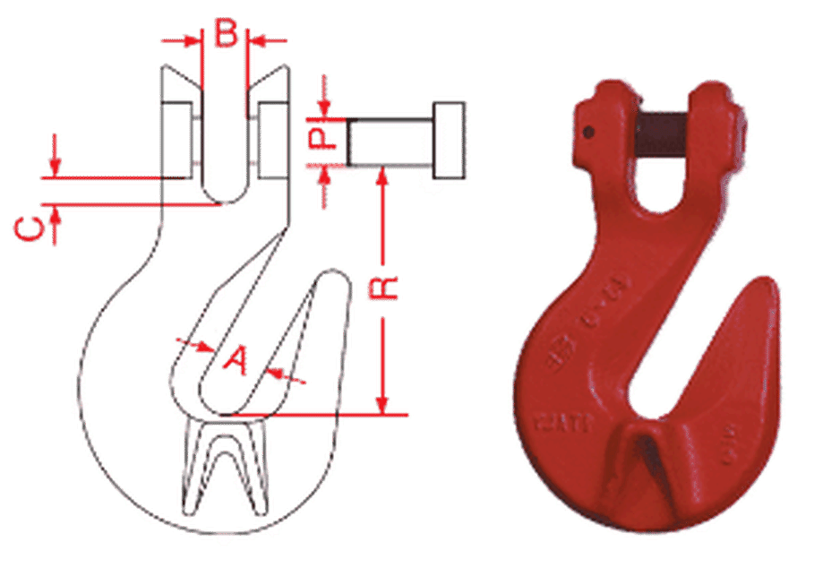 Ganci Clevis benna - INTERFRON - Sistemi di sollevamento